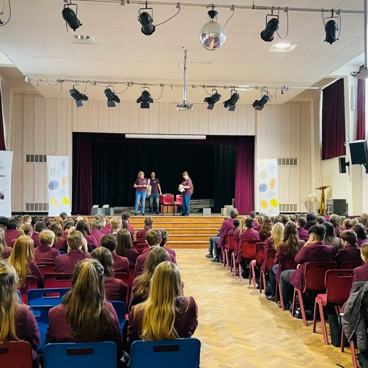 Helena Romanes School - Drama company perform 'Invisible' to Year 9