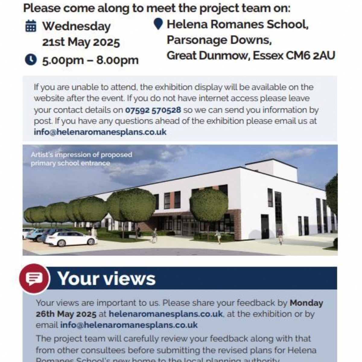 Helena Romanes School - New school building public exhibition